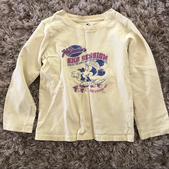 Disney | Shirts & Tops | Disney Store Tshirt Minnie Mouse Yellow 4 Xs ...